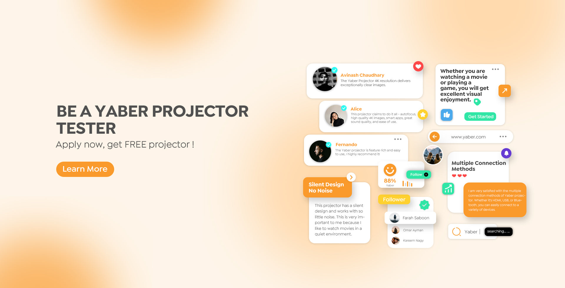 Yaber Entertainment Projector